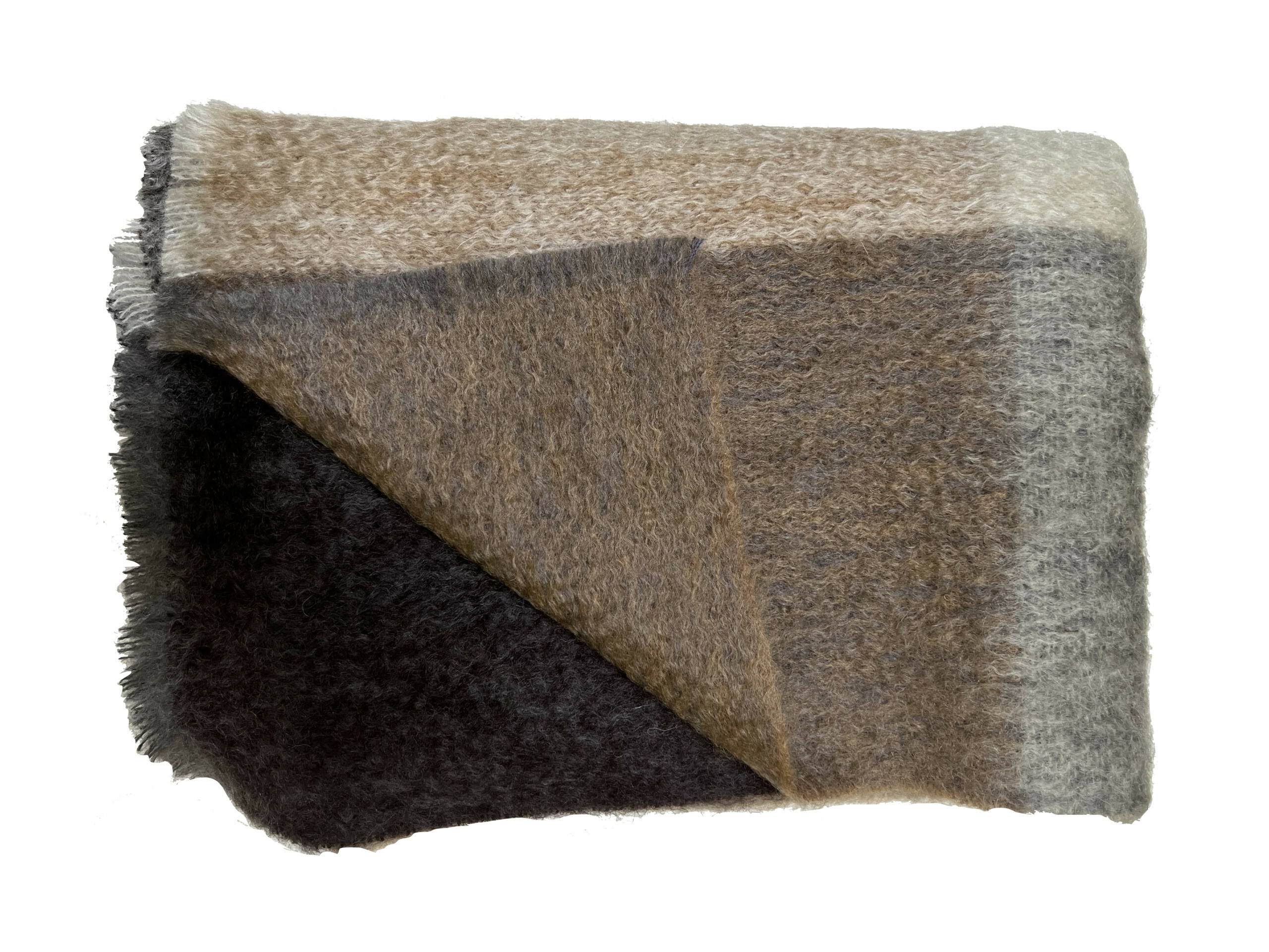 Tonal Beige Mohair Throw – Design House Norwich